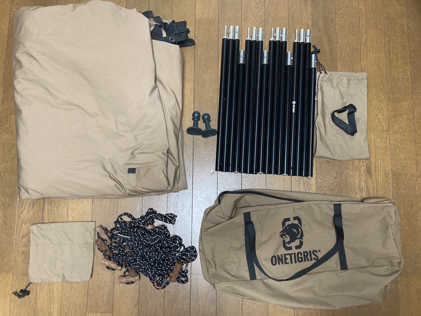 【レビュー】OneTigrisのパップテント「ROC SHIELD TC」はソロ・デュオキャンプに最高！【ロックシールド】 | ウミガメキャンプ